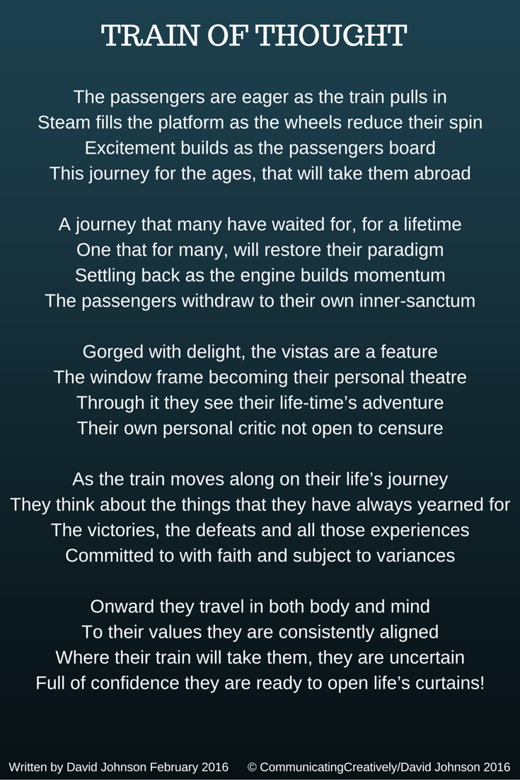 Train Of Thought – Communicating Creatively