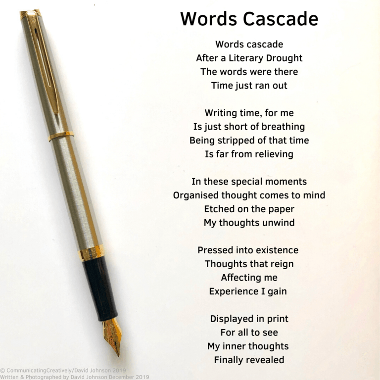 Words Cascade – Communicating Creatively