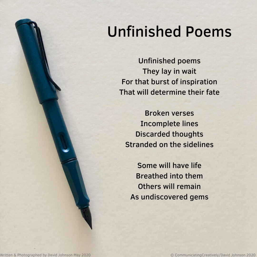 Unfinished Poems – Communicating Creatively